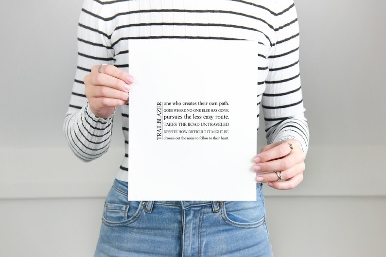 Trailblazer Definition,trailblazer Definition Print,definition Print ...