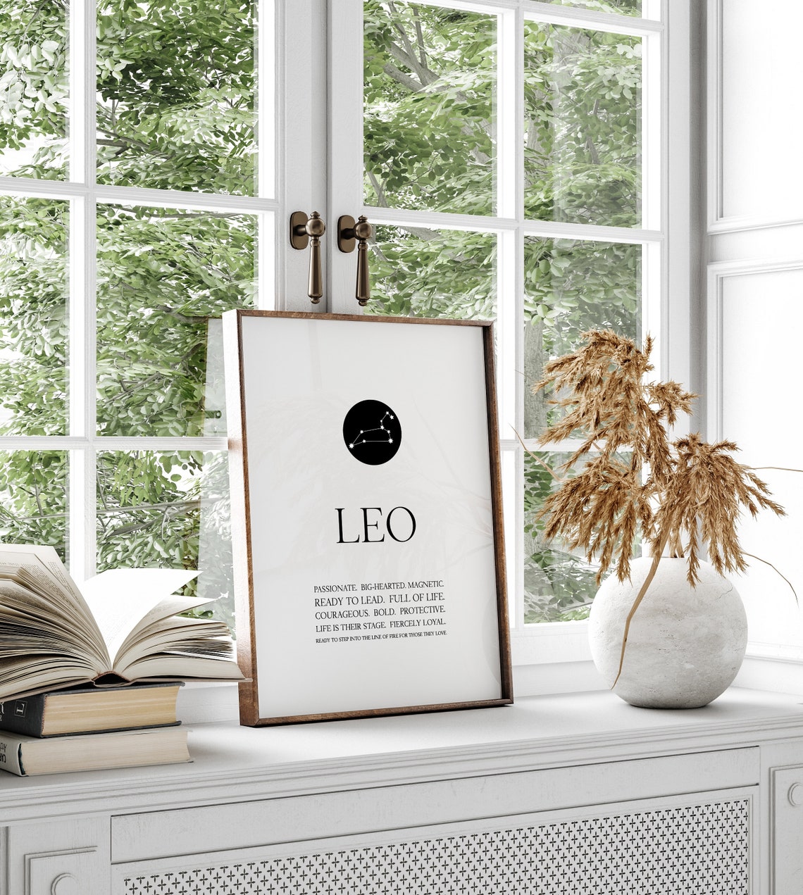 Leo Print,leo Wall Art,zodiac Leo Print,leo Constellation,leo Gift ...