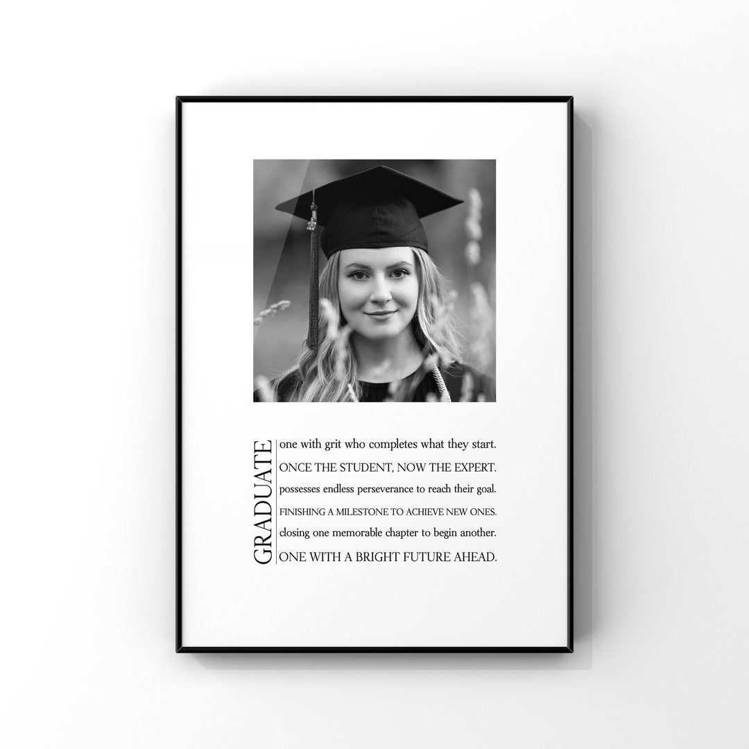Custom Graduate Definition Print,graduate Definition,personalized ...