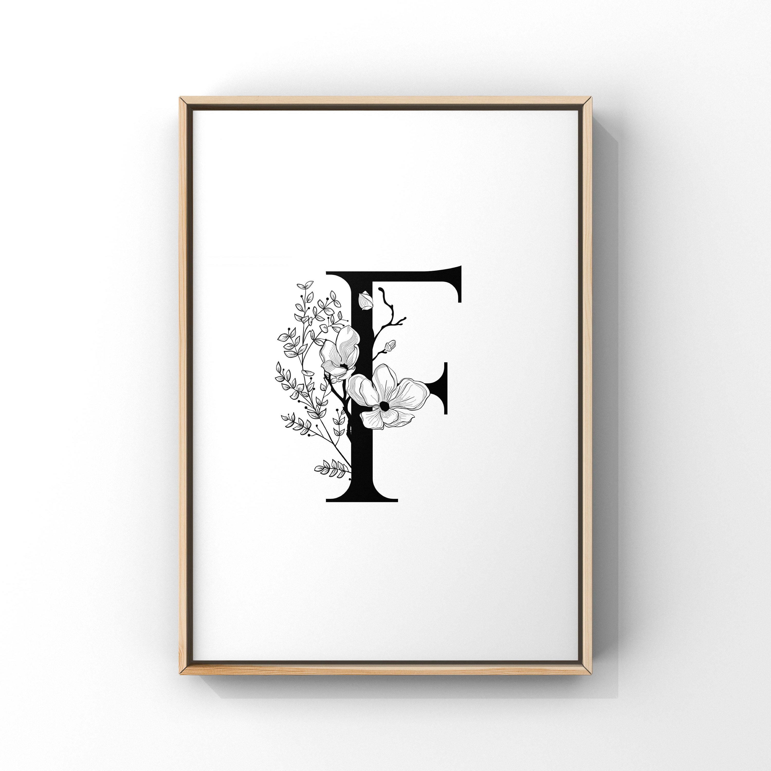 Initial Wall Art
