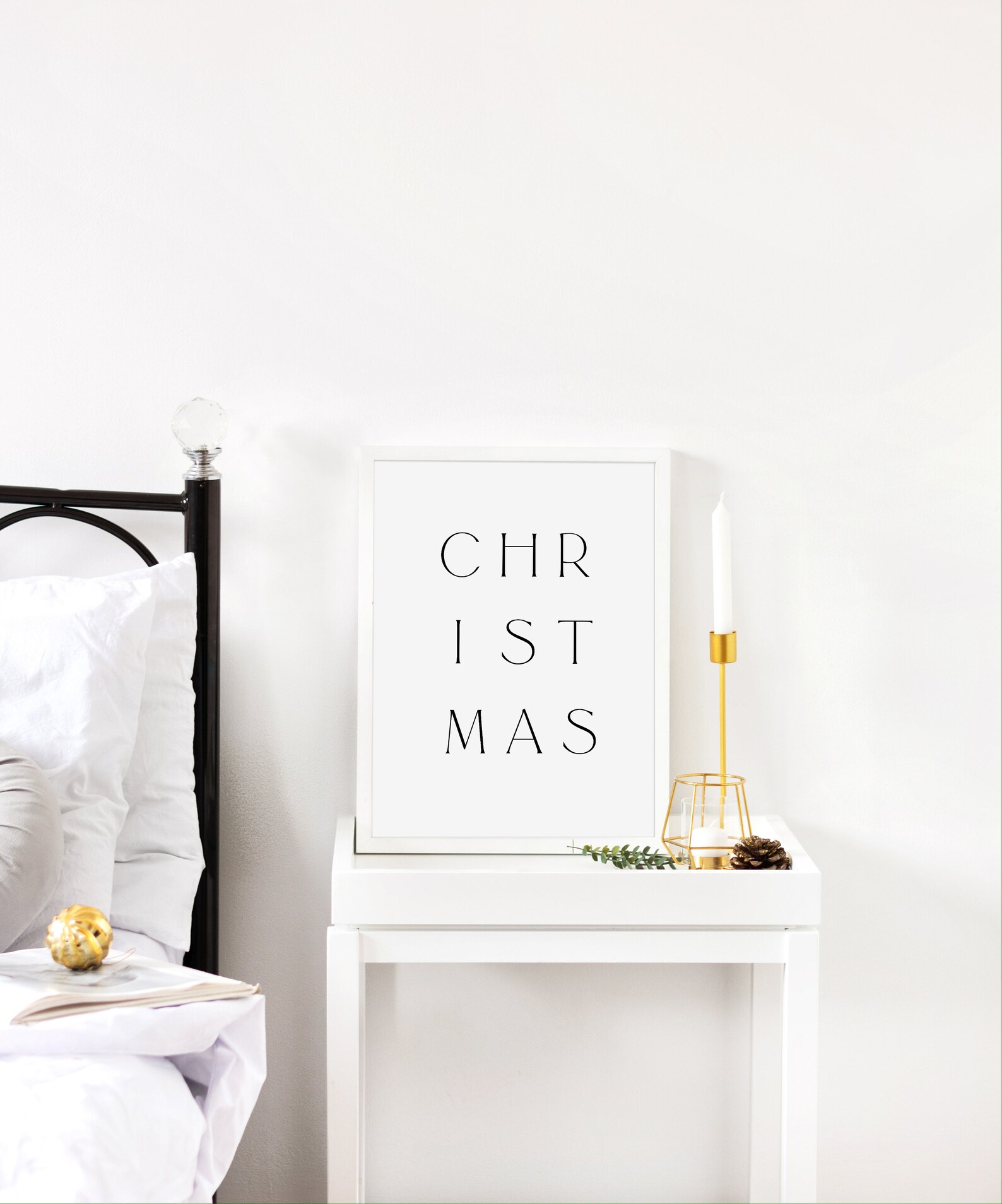 Christmas Typography Art, Christmas Wall Art, Christmas Wall Decor ...