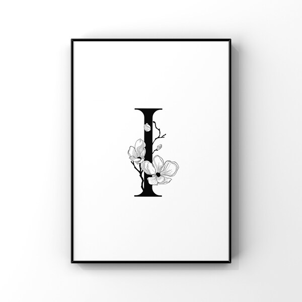 Initial Wall Art - Etsy