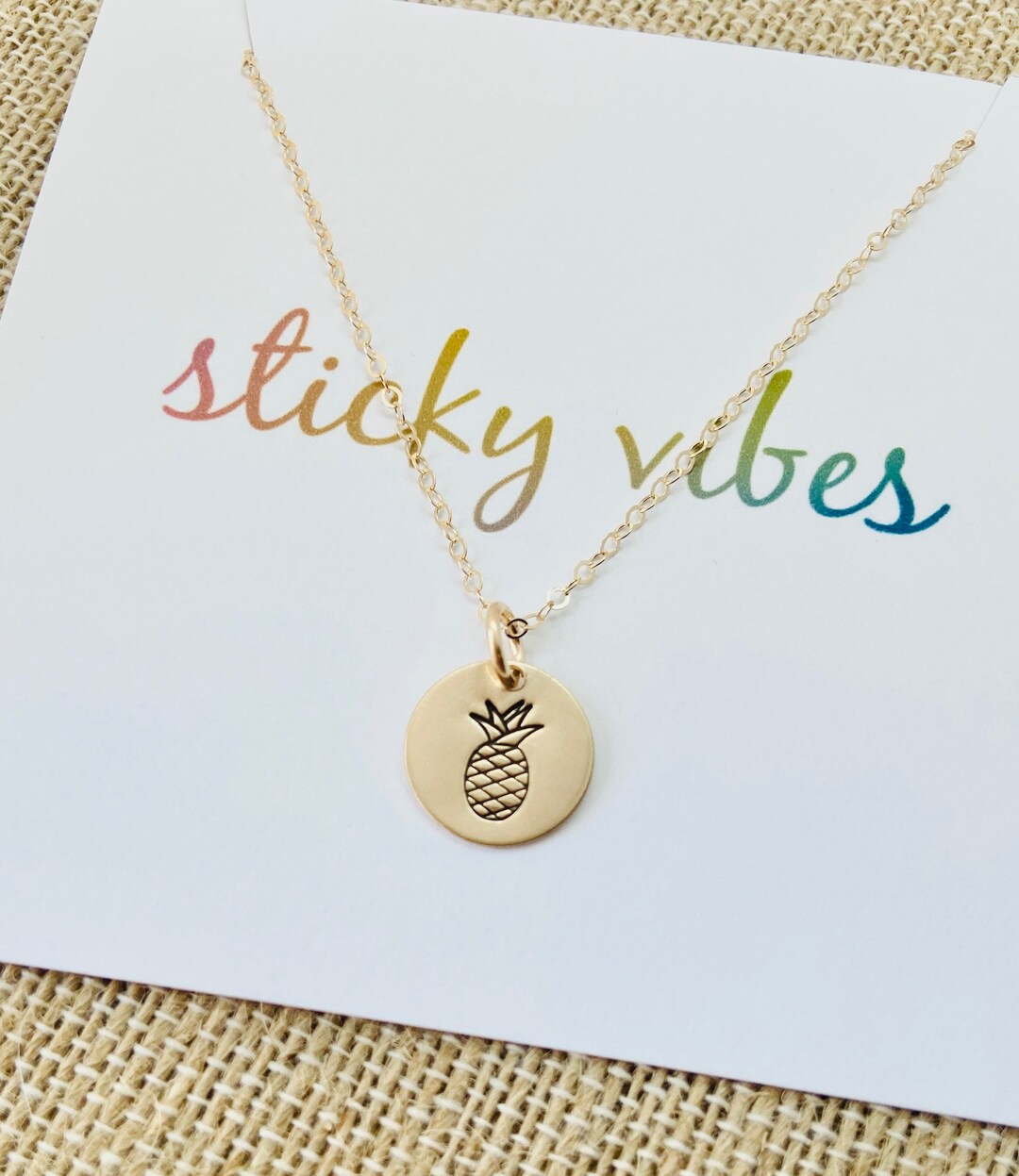 Pineapple Necklace, Infertility Necklace, Pineapple Jewelry, IVF Good ...