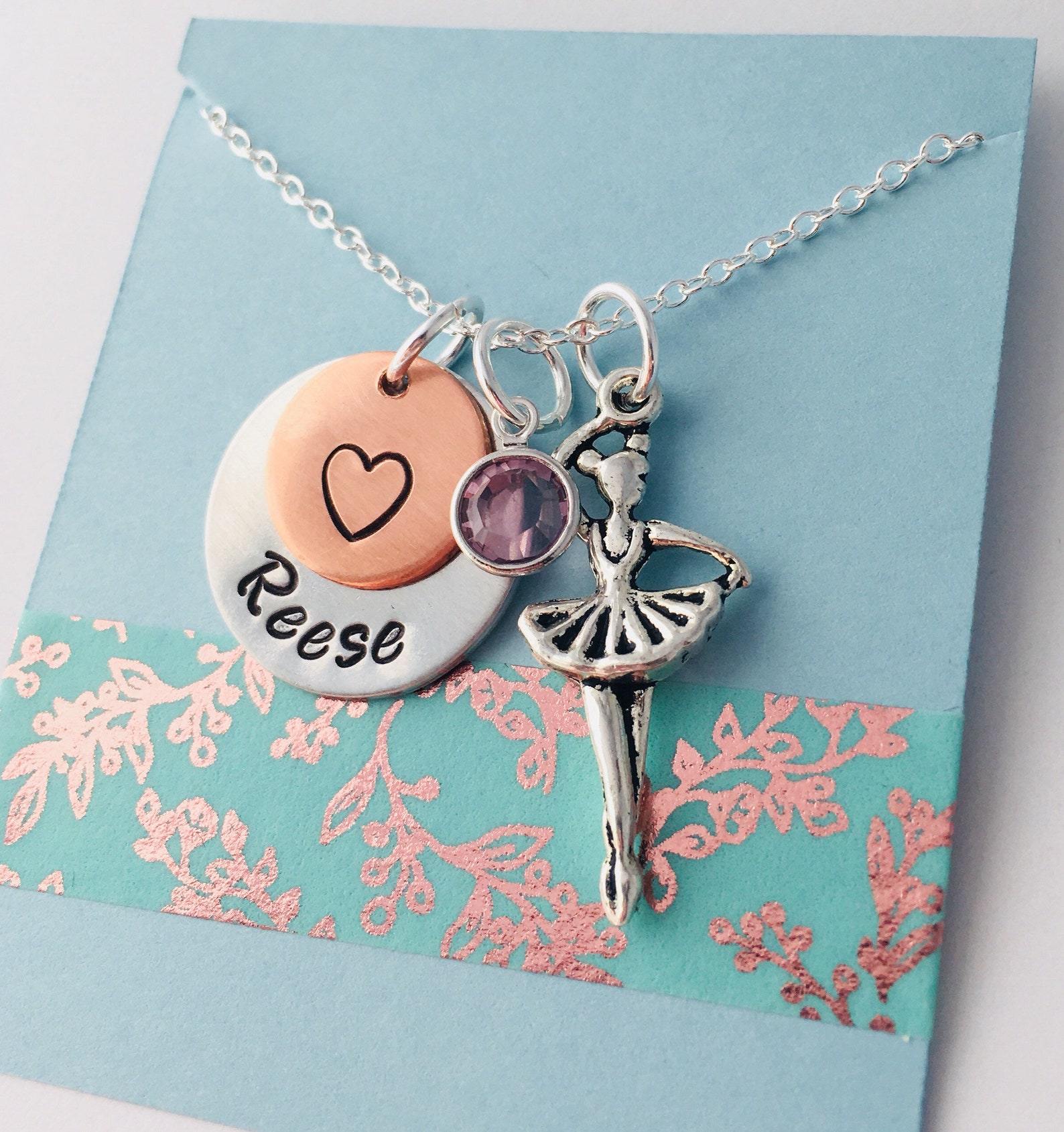 Ballerina Necklace Dancer Necklace Ballet Gift Dance Team - Etsy