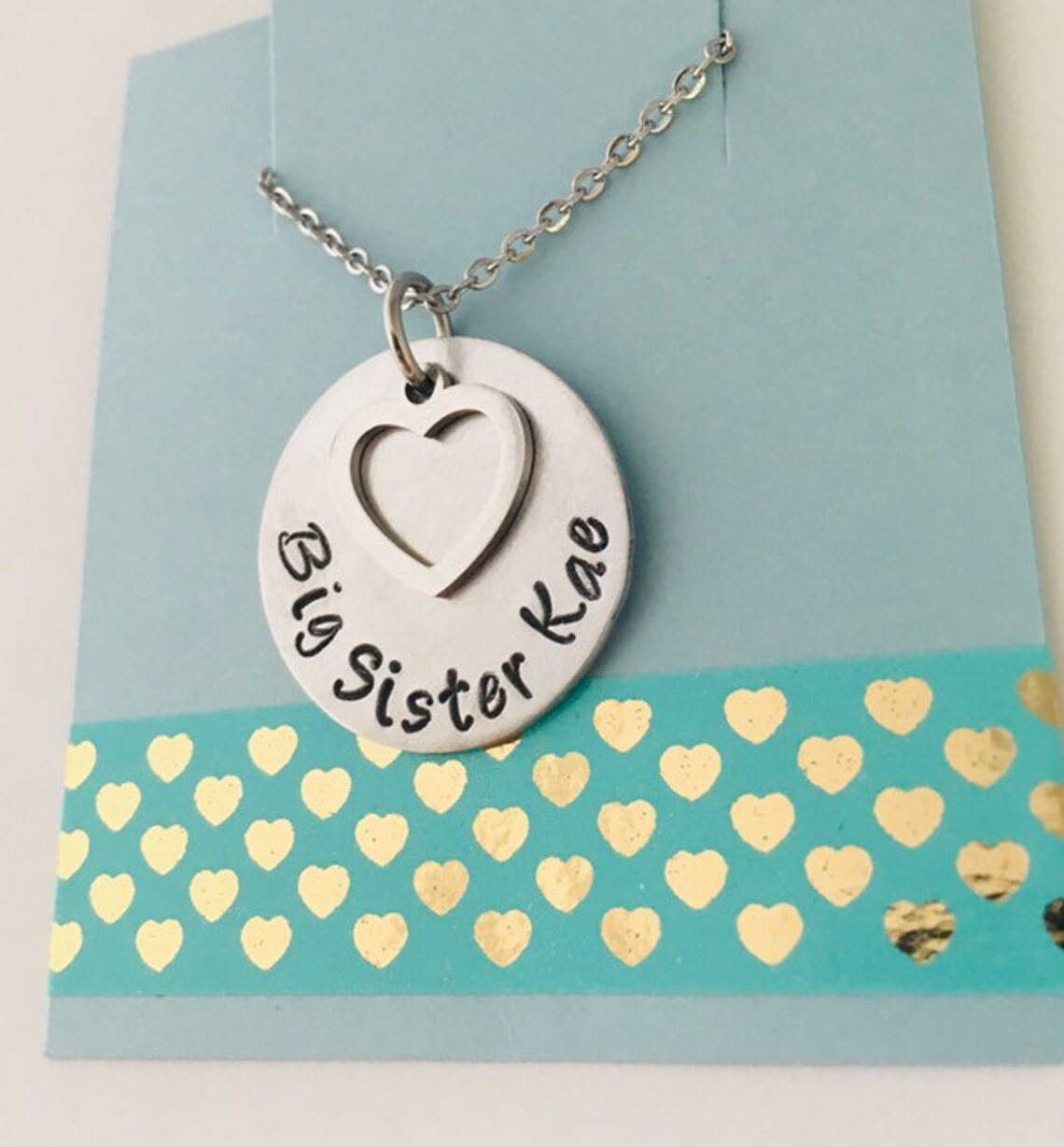 Big Sister Necklace Big Sister Gift From Baby Personalized - Etsy