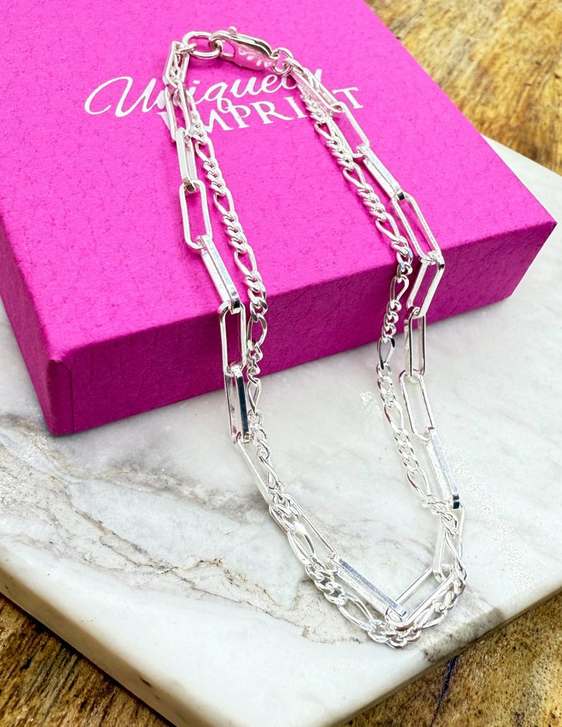 Delicate Sterling Silver Bracelet Set, Minimalist Layered Bracelets ...