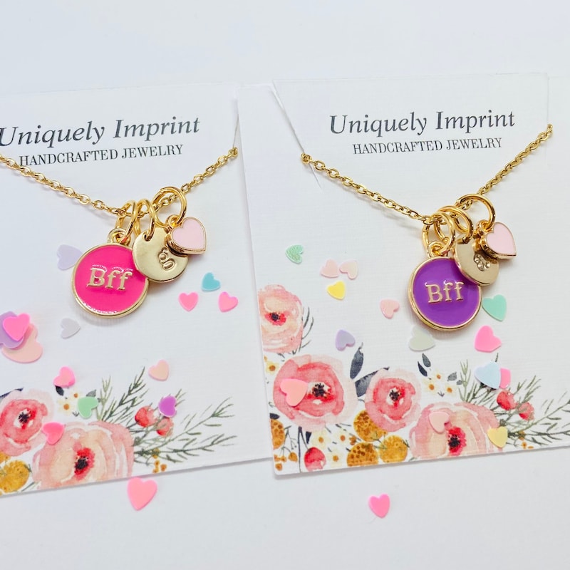 Bff Necklace for 2 Girls - Etsy