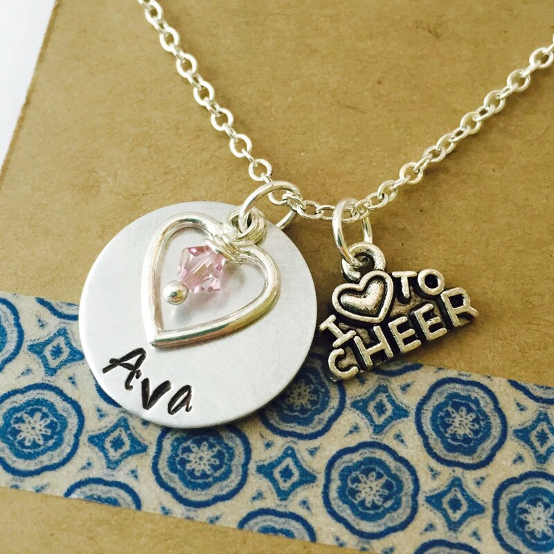 Cheerleader Necklace - Etsy