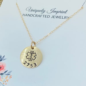 Paramedic Necklace, Emergency Medical Technician, Emt Necklace, Badge ...