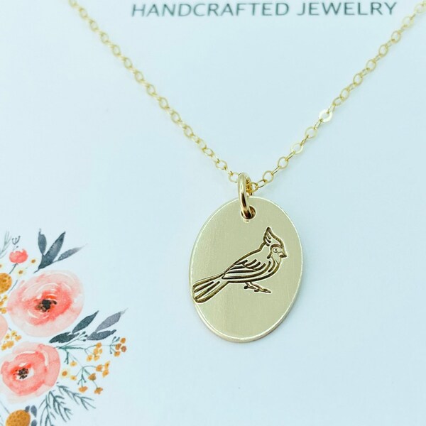 Cardinal Necklace - Etsy