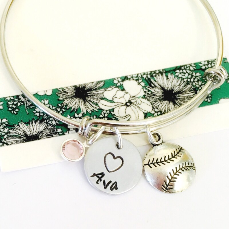 Softball Bracelets - Etsy