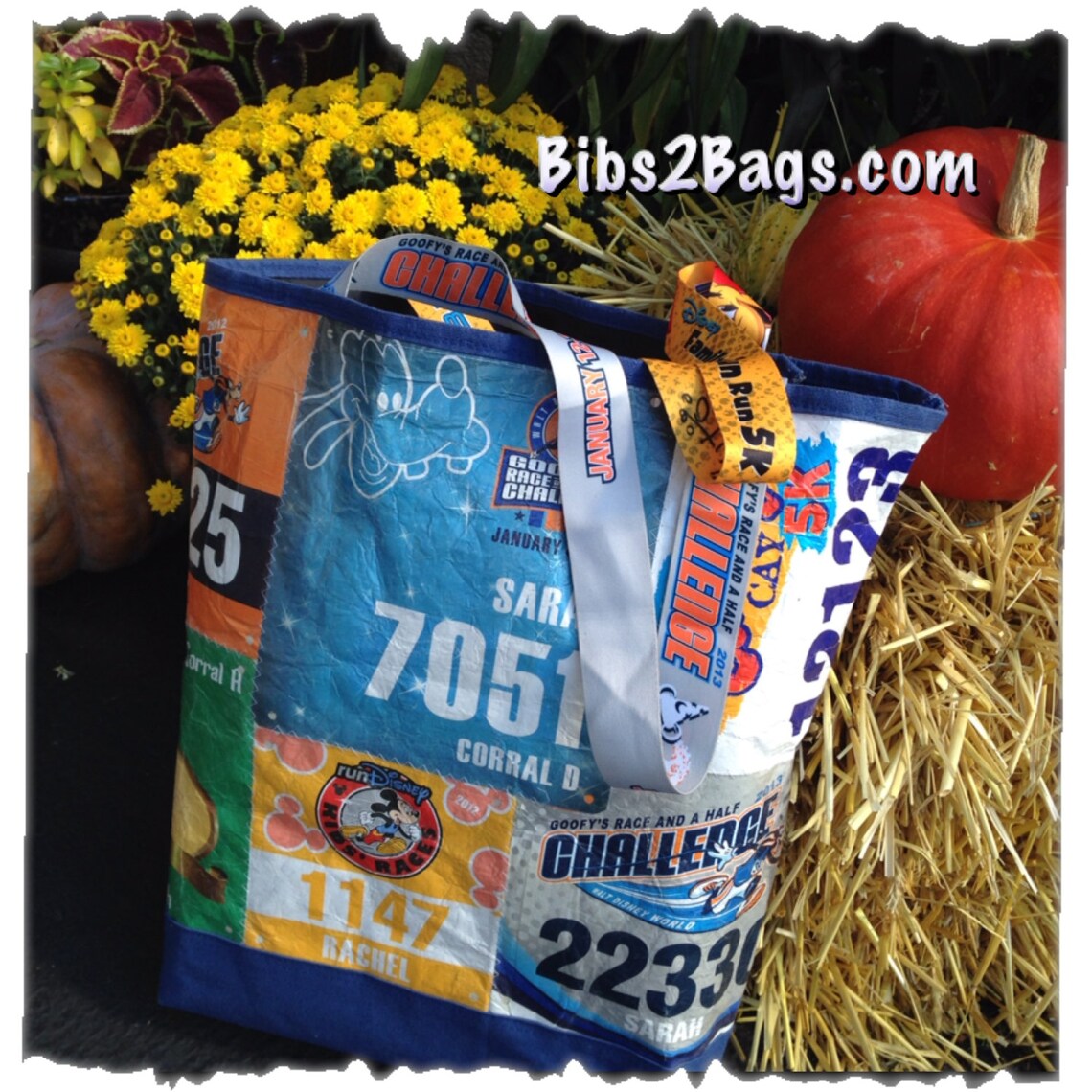 The Marathon Large Tote Bag Crafted From Your Running - Etsy