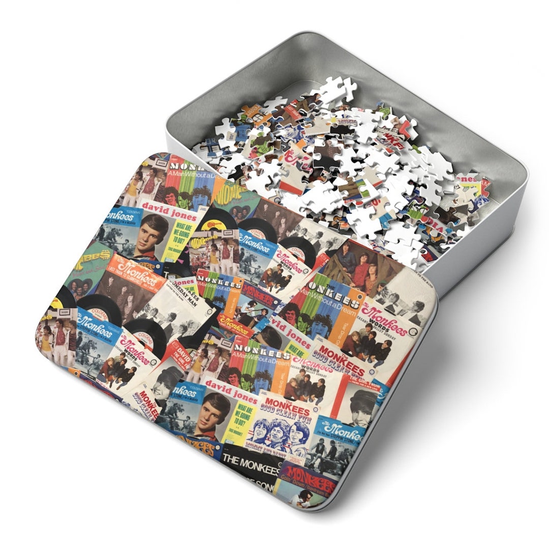 Monkees 45s Picture Sleeves (3) 252 Piece Puzzle - Etsy UK