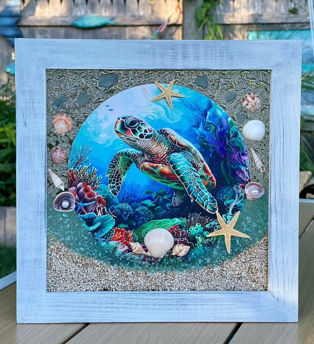 Sea Turtle Frame - Etsy