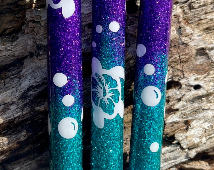 Glitter Hawaiian Sea Turtle Pen - Etsy
