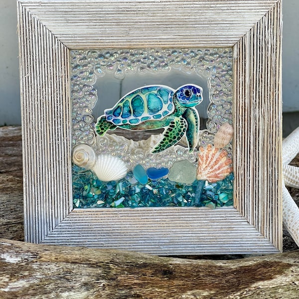 Turtle Picture Frame - Etsy