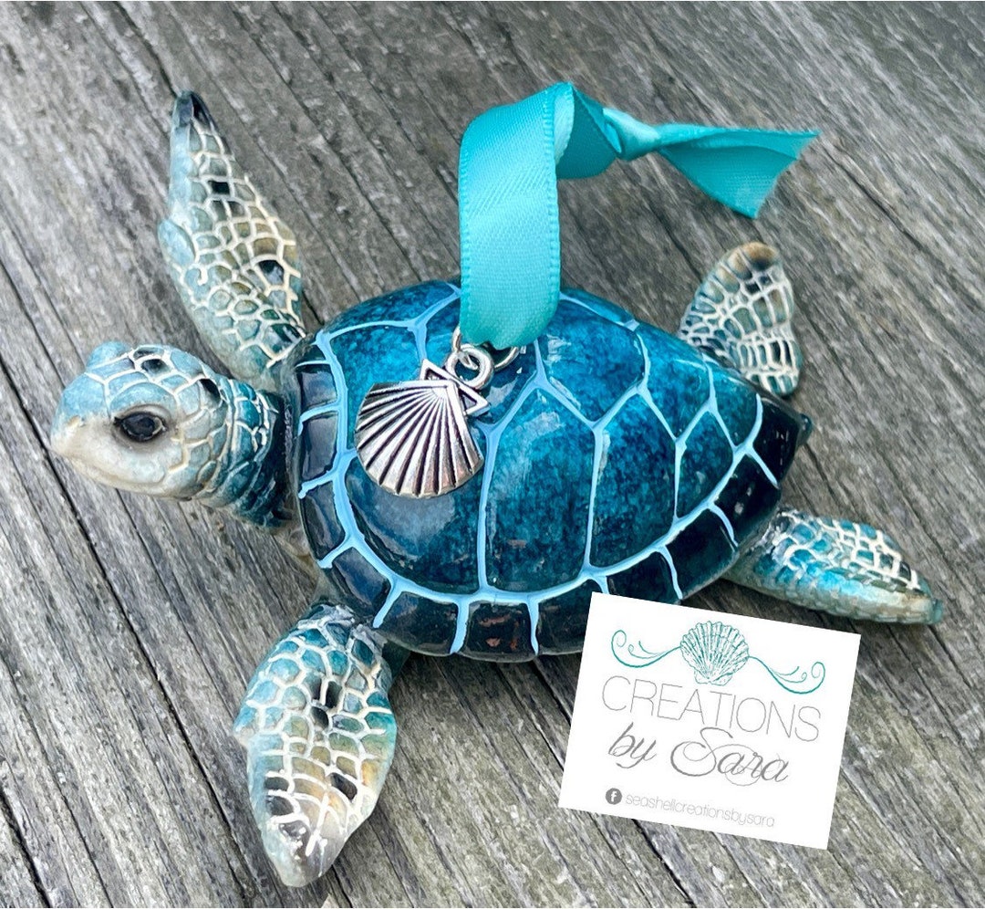 Sea Turtle Ornament - Etsy