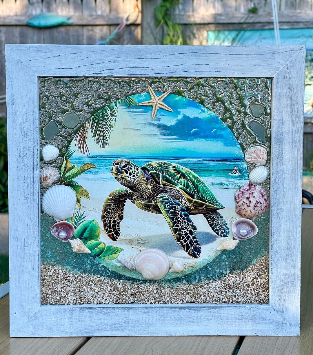 Sea Turtle Frame - Etsy