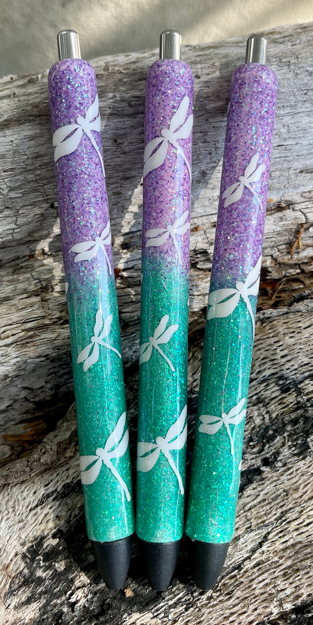 Glitter Dragonfly Pen - Etsy