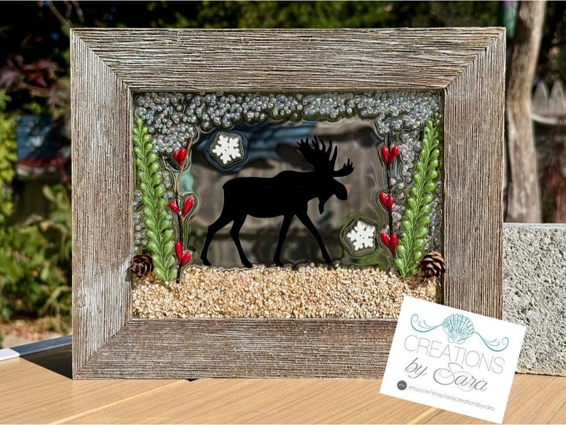 Woodland Moose Frame - Etsy