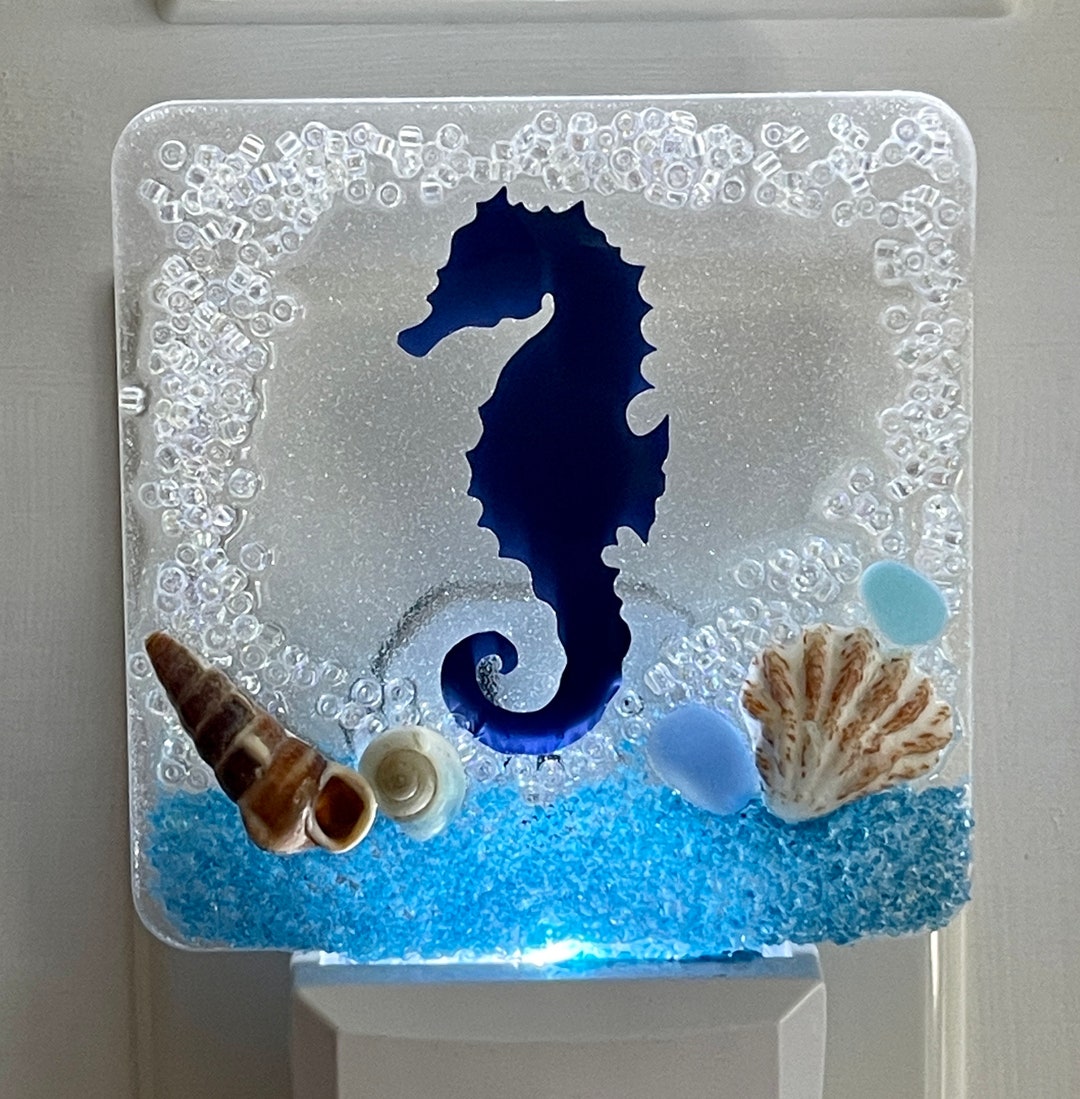 Seahorse LED Beach Night Light - Etsy
