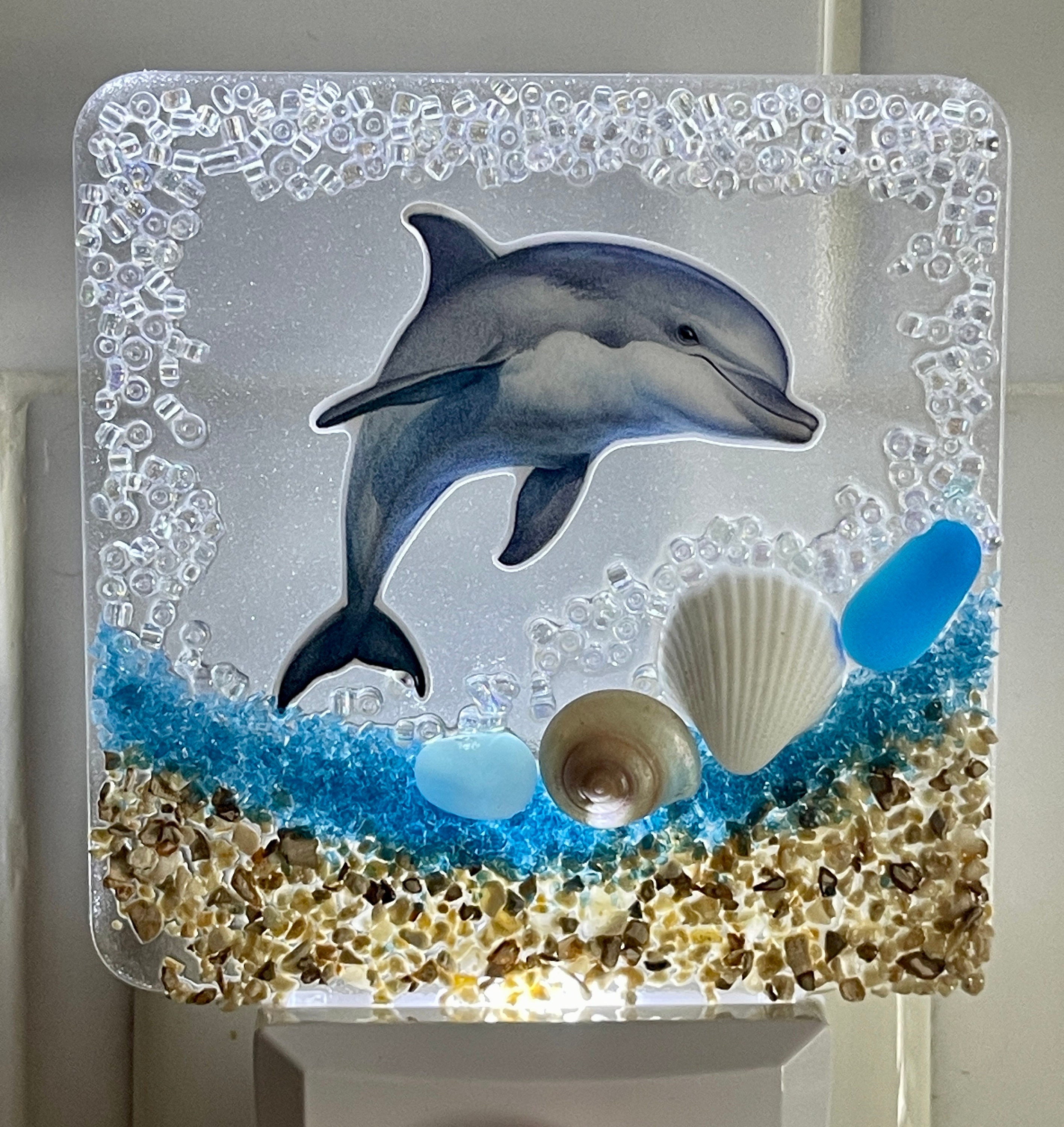 Dolphin LED Beach Night Light - Etsy