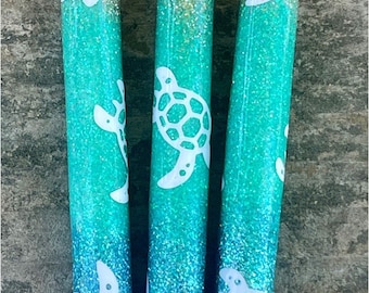 Glitter Hawaiian Sea Turtle Pen - Etsy