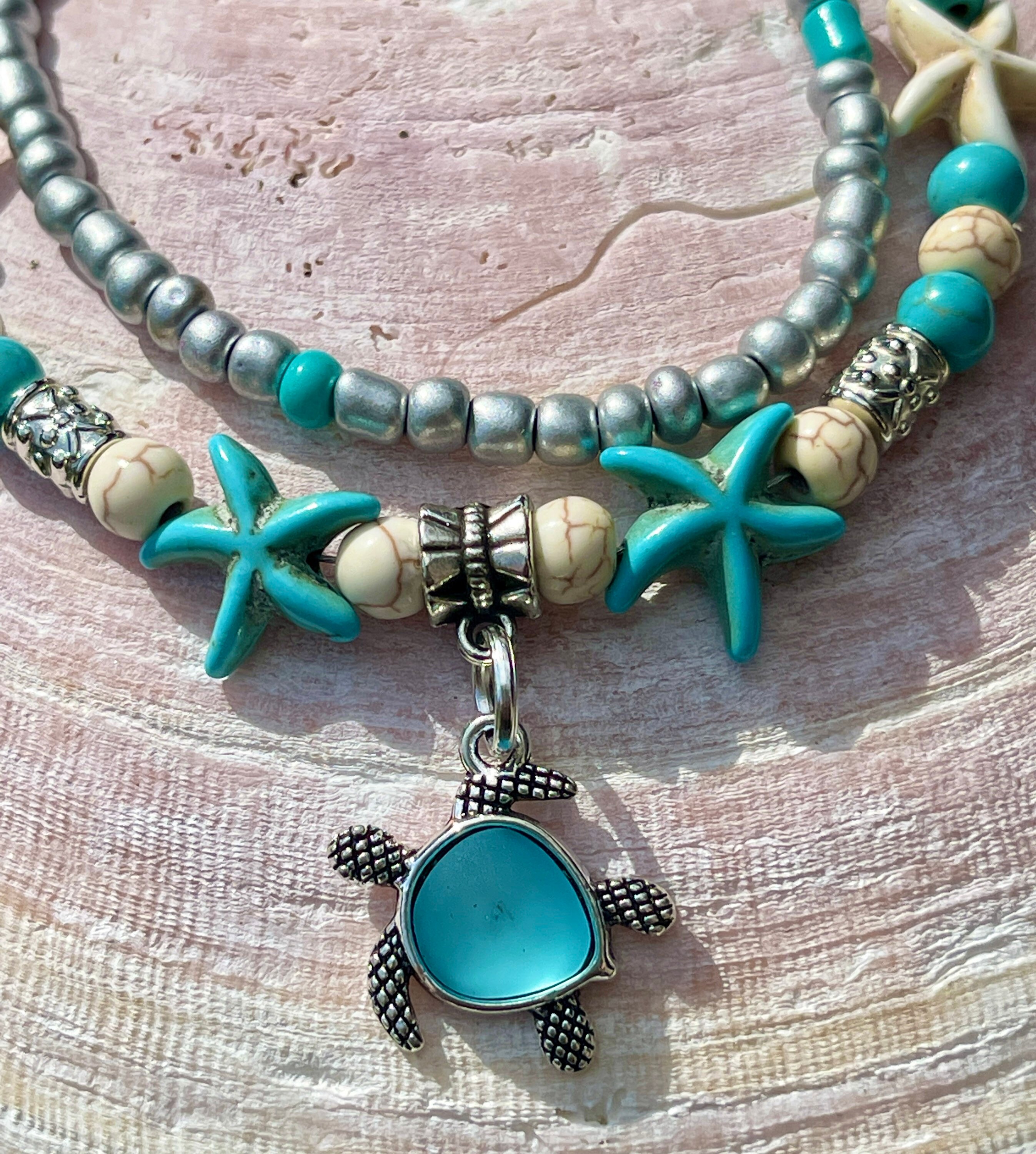 Sea Turtle Anklet - Etsy