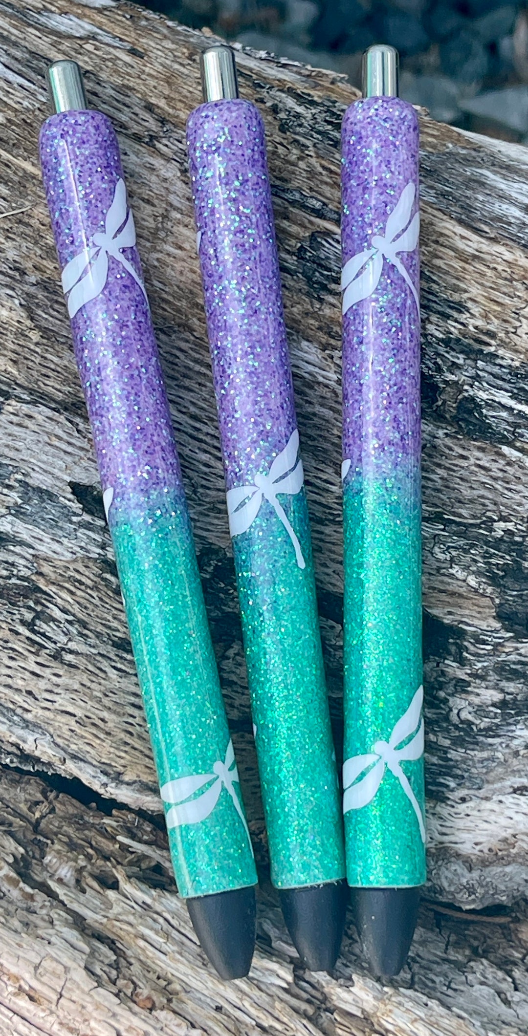Glitter Dragonfly Pen - Etsy