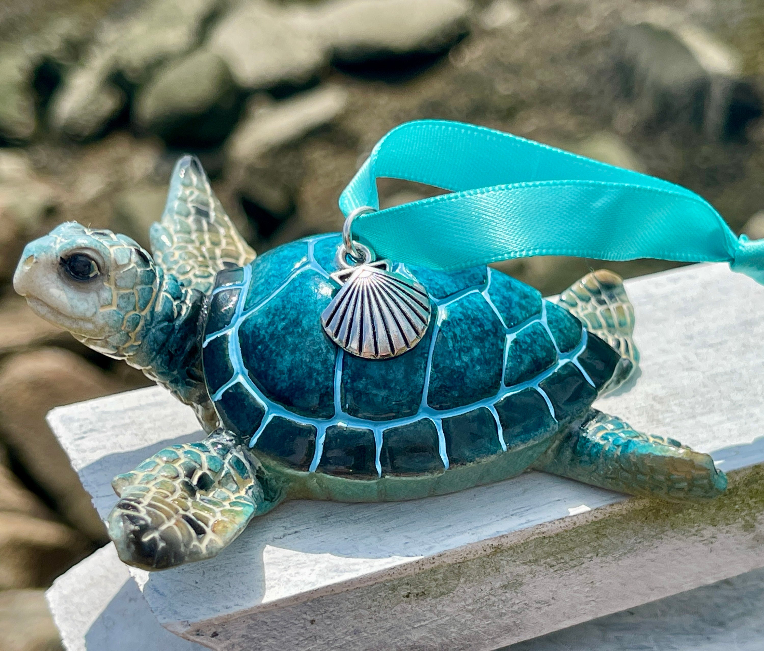 Sea Turtle Ornament - Etsy