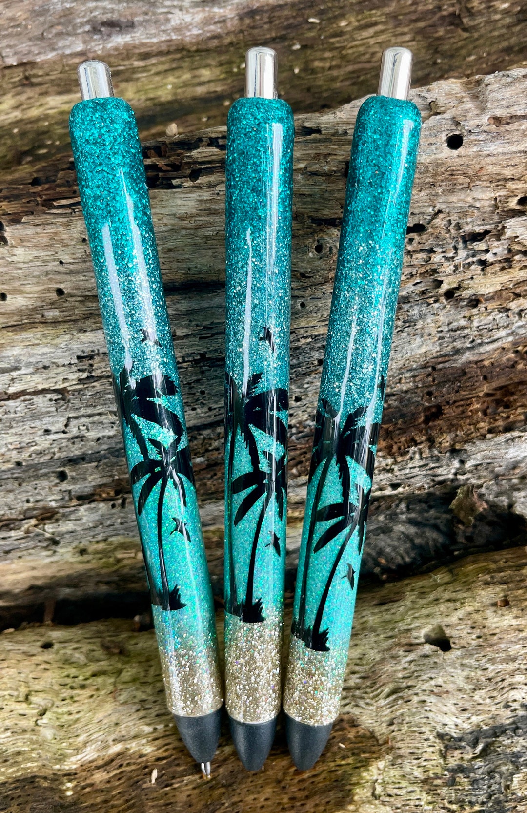 Glitter Palm Tree Pen - Etsy