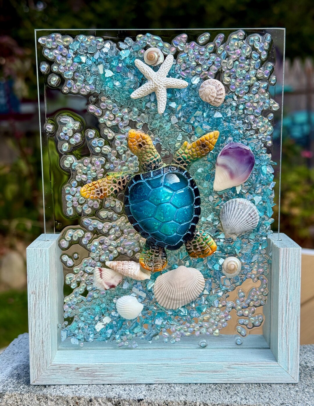 Sea Turtle Sea Shell Stand - Etsy