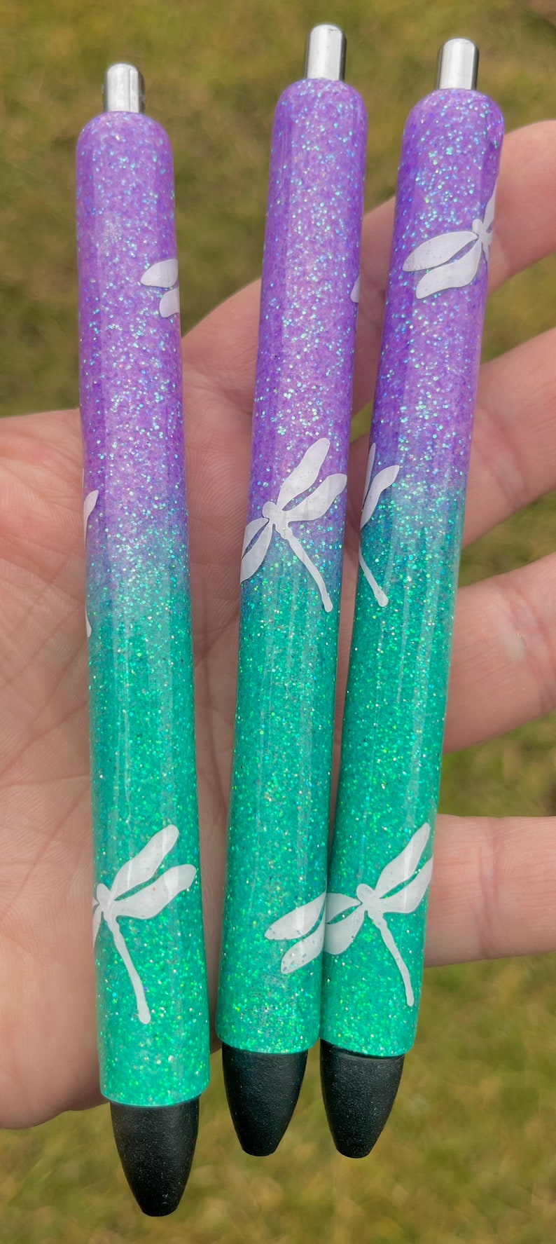 Glitter Dragonfly Pen - Etsy