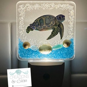 Sea Turtle LED Beach Night Light - Etsy