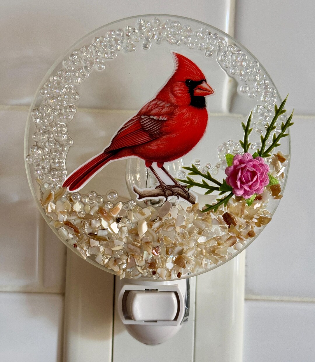 Cardinal Night Light - Etsy