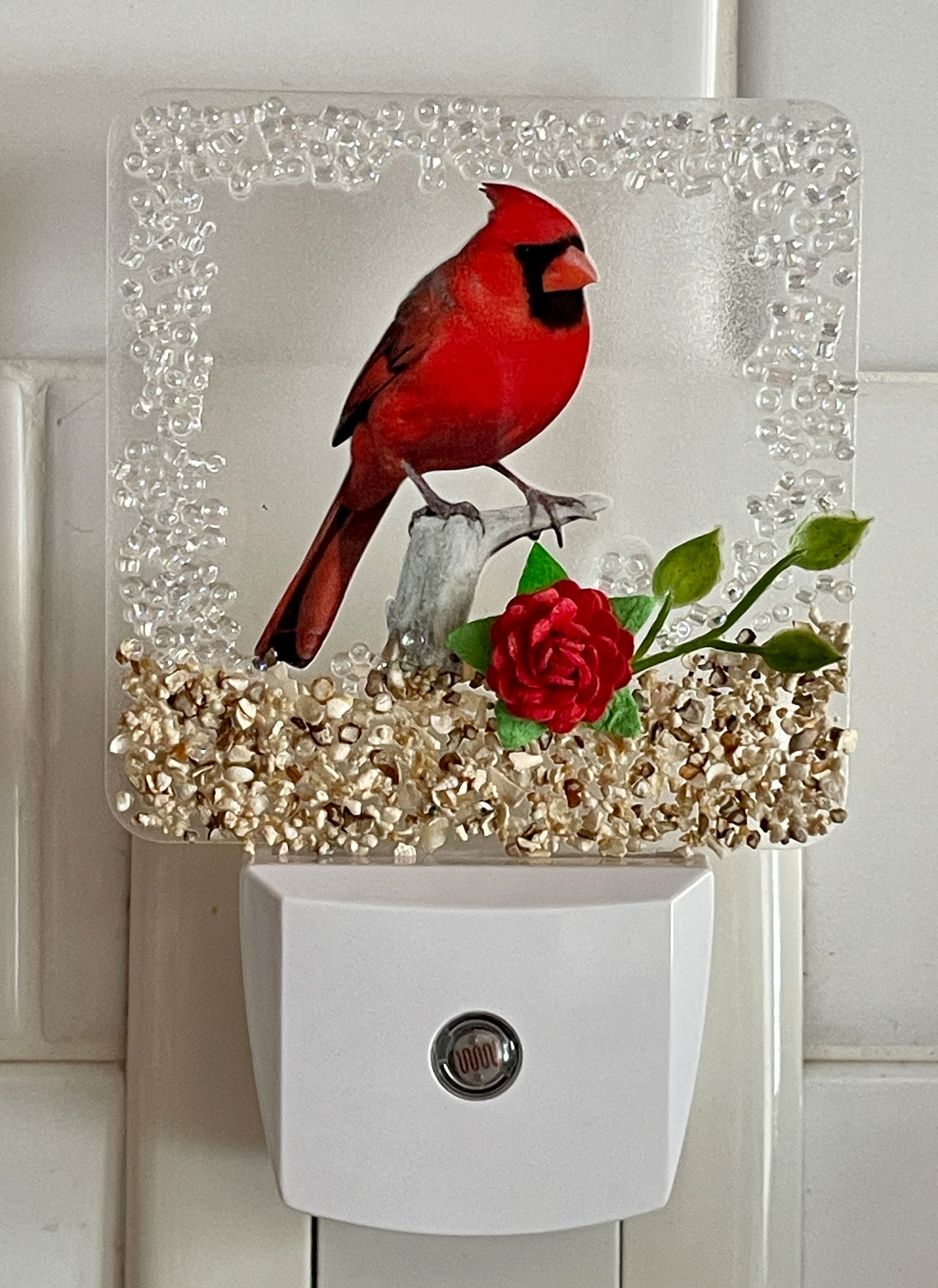 Cardinal LED Night Light - Etsy