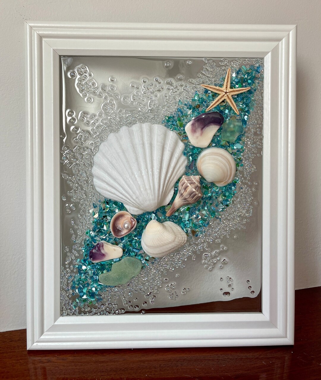Beach Seashell Frame - Etsy