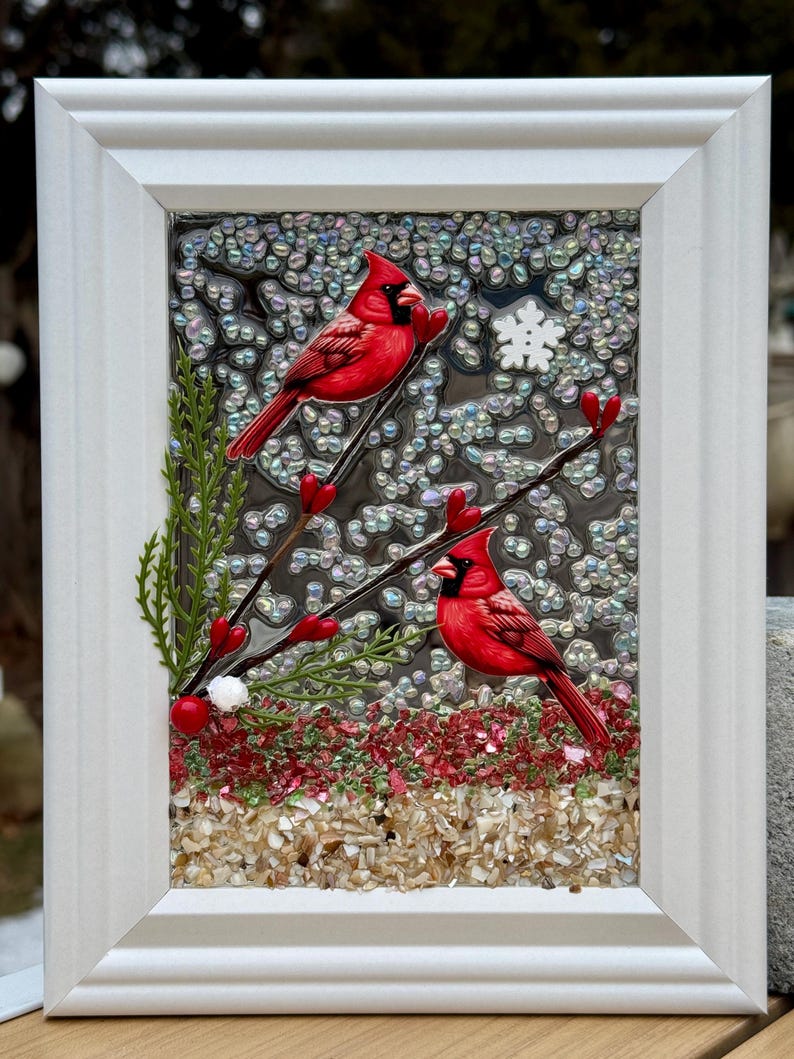 Cardinal Frame - Etsy