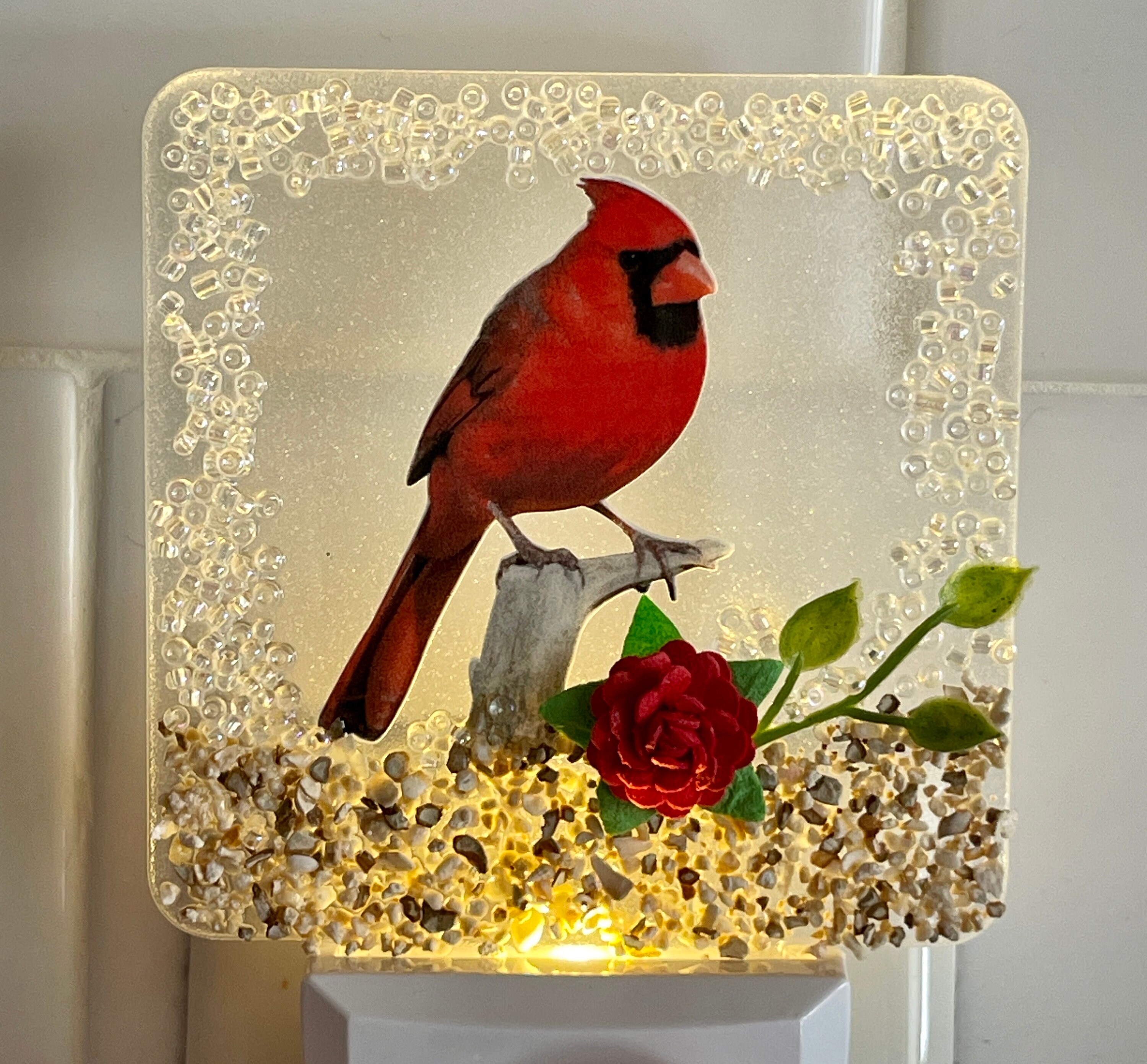 Cardinal LED Night Light - Etsy