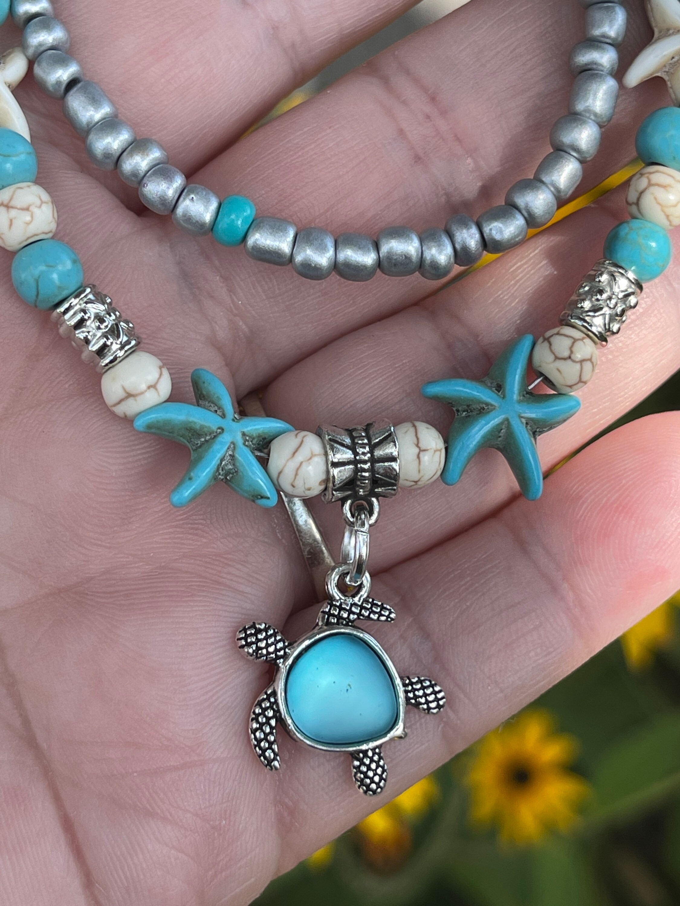 Sea Turtle Anklet - Etsy
