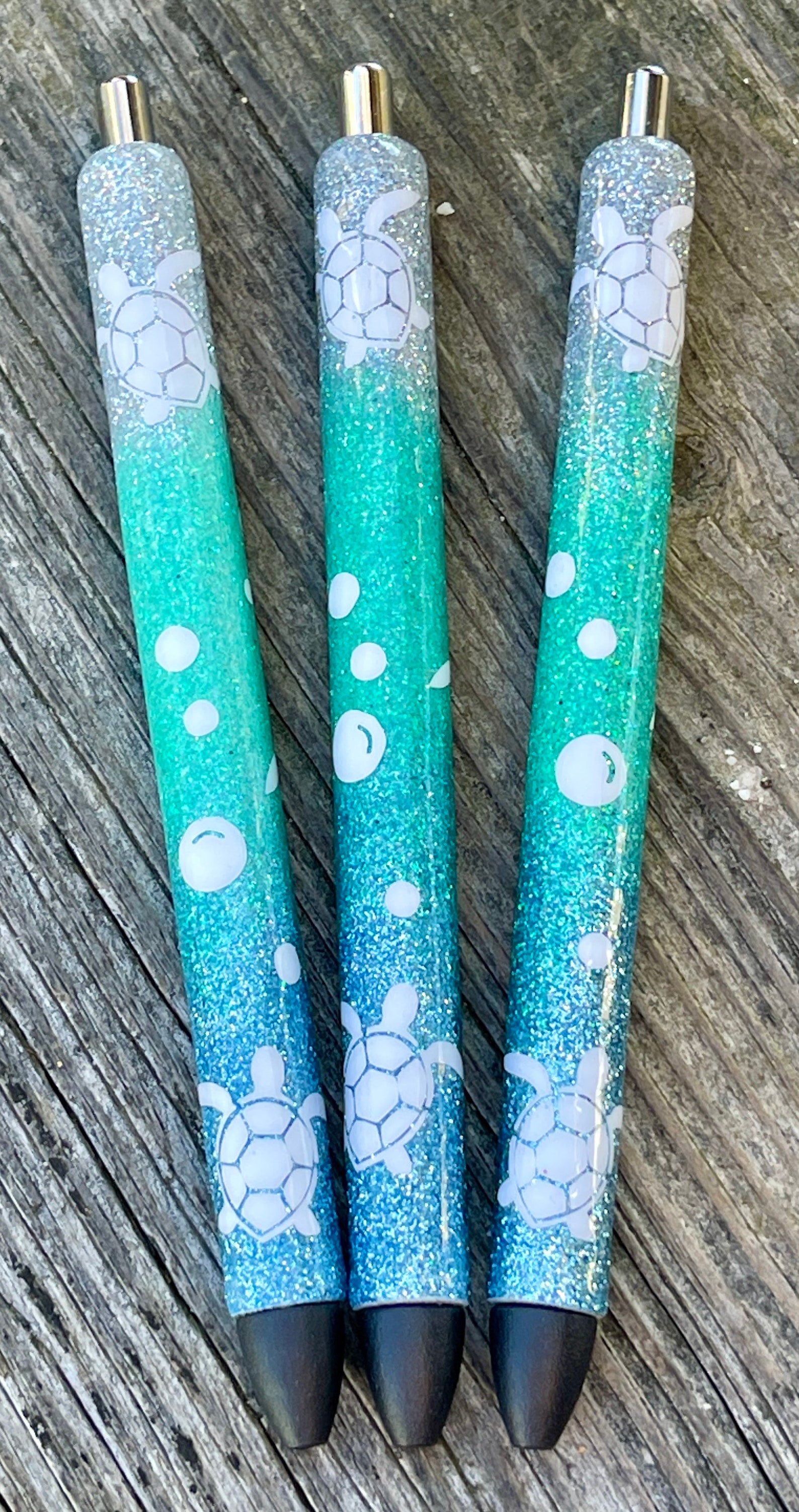 Glitter Sea Turtle Pen - Etsy