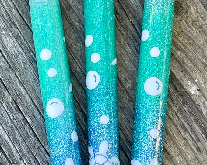 Glitter Sea Turtle Pen - Etsy
