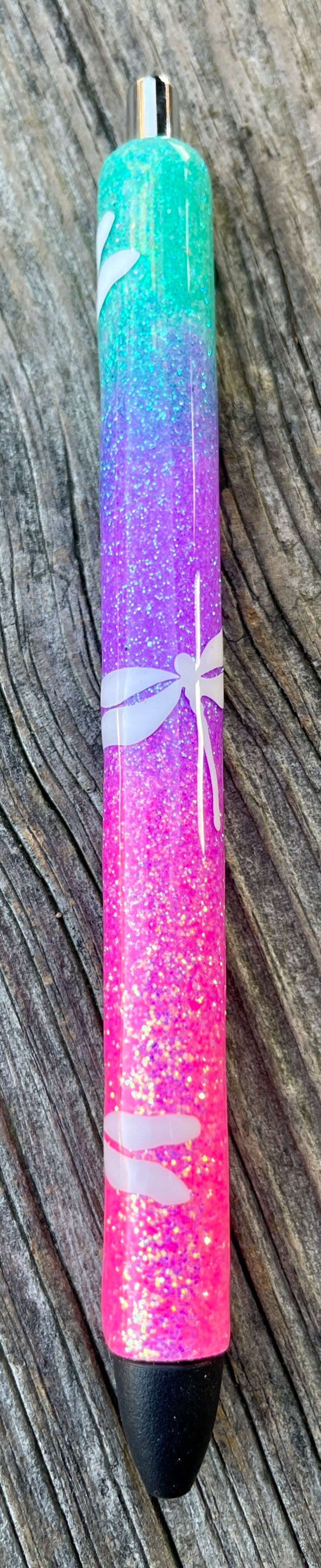 Glitter Dragonfly Pen - Etsy