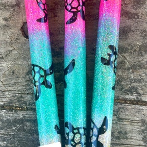 Glitter Sea Turtle Pen Black Turtles - Etsy