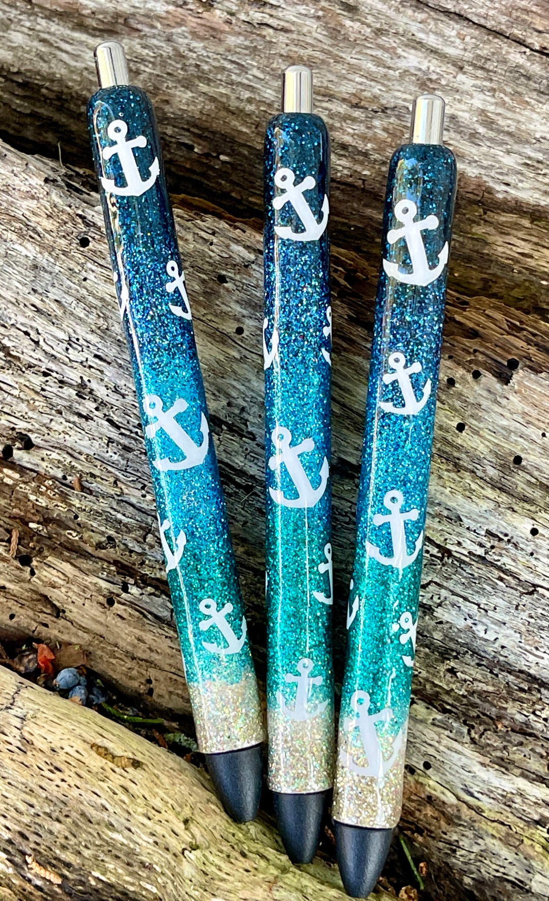 Glitter Anchor Pen - Etsy