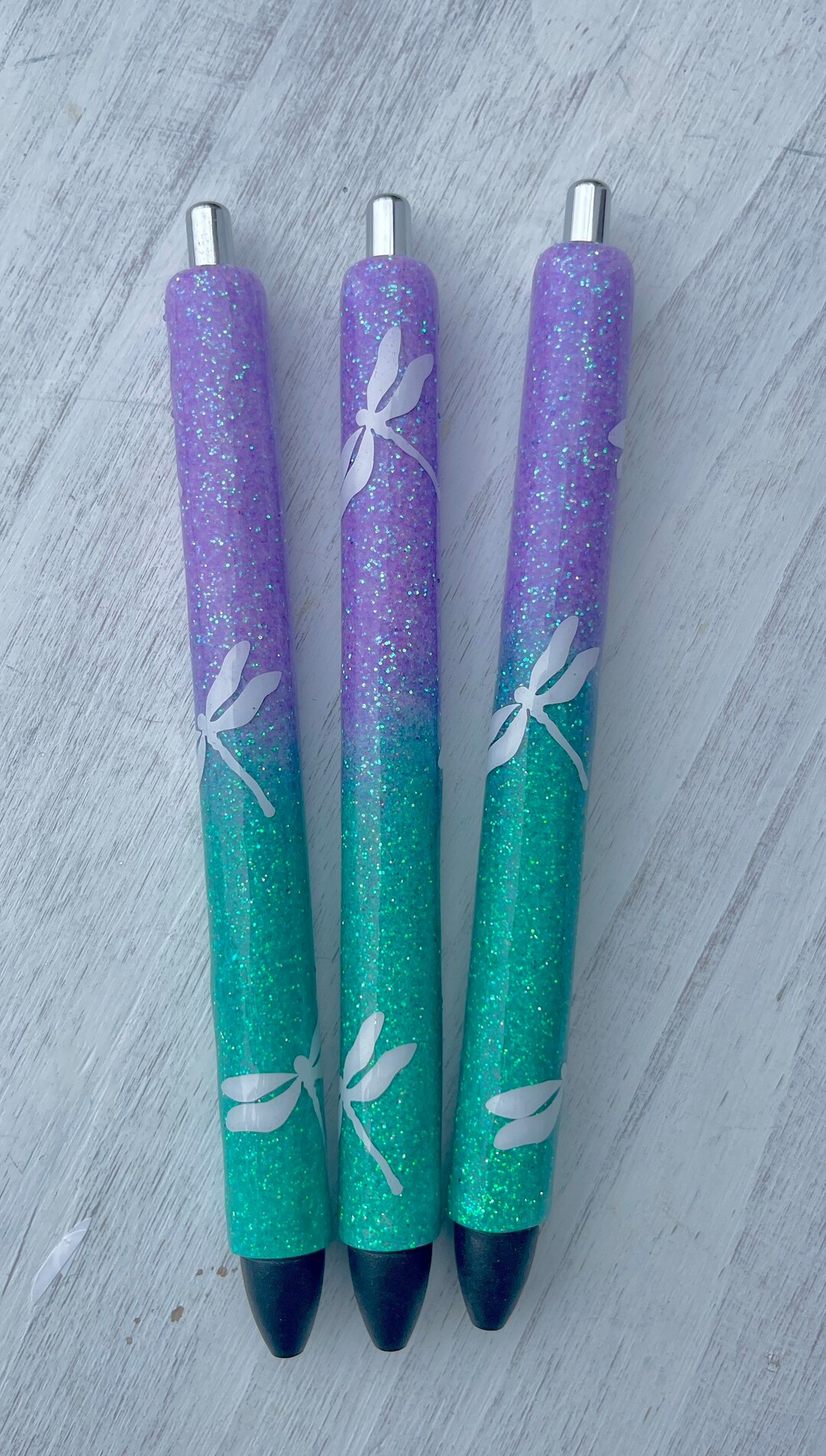 Glitter Dragonfly Pen - Etsy