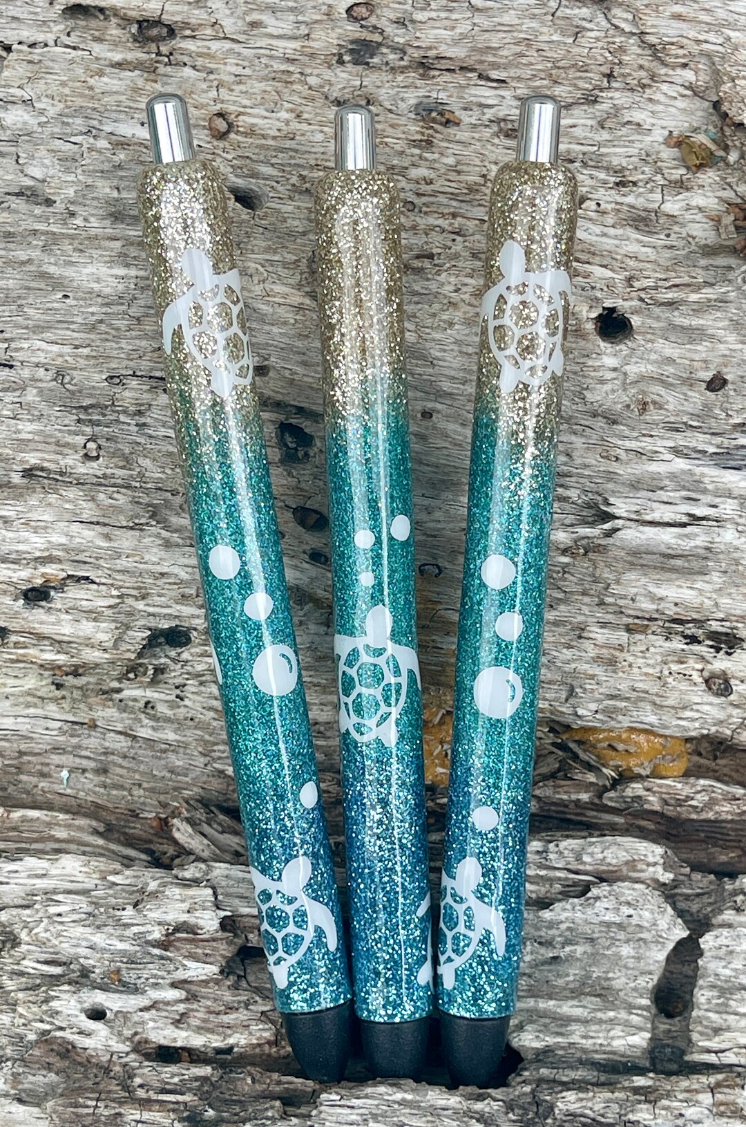 Glitter Sea Turtle Pen - Etsy