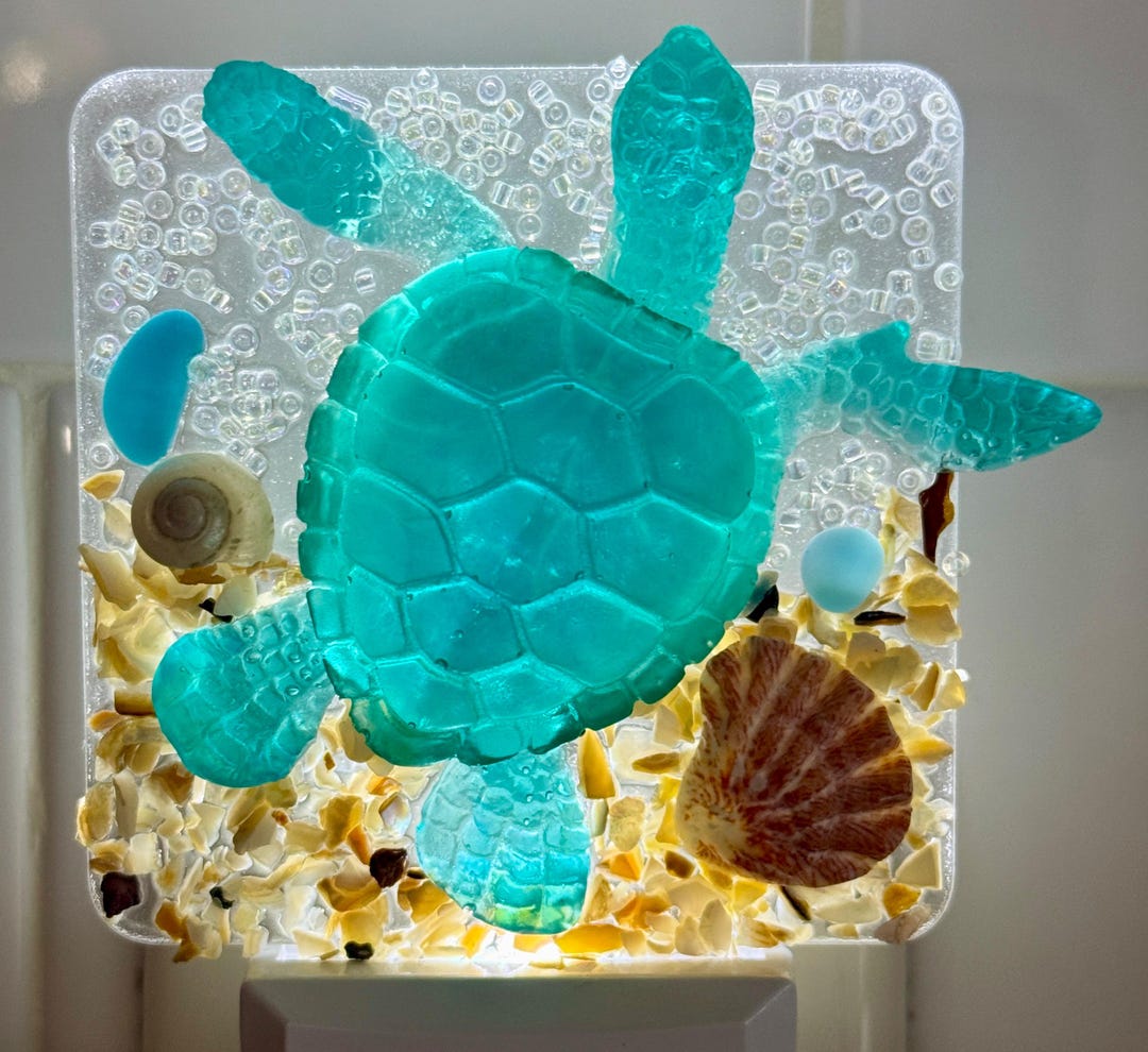 Sea Turtle 3D LED Beach Night Light - Etsy