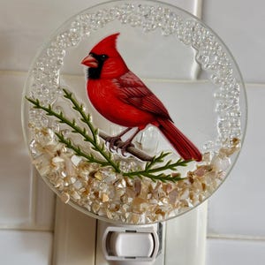 Cardinal Night Light - Etsy