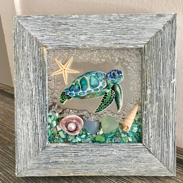 Seashell Frame - Etsy